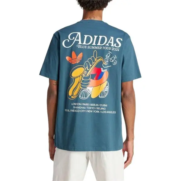 Adidas Fire Trefoil Graphic T-shirt Asia Sizing