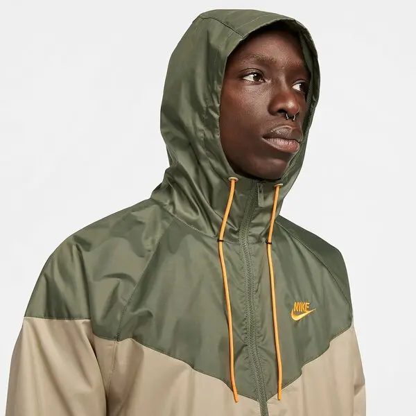 Nike Windrunner Hooded Jacket - Khaki/olive