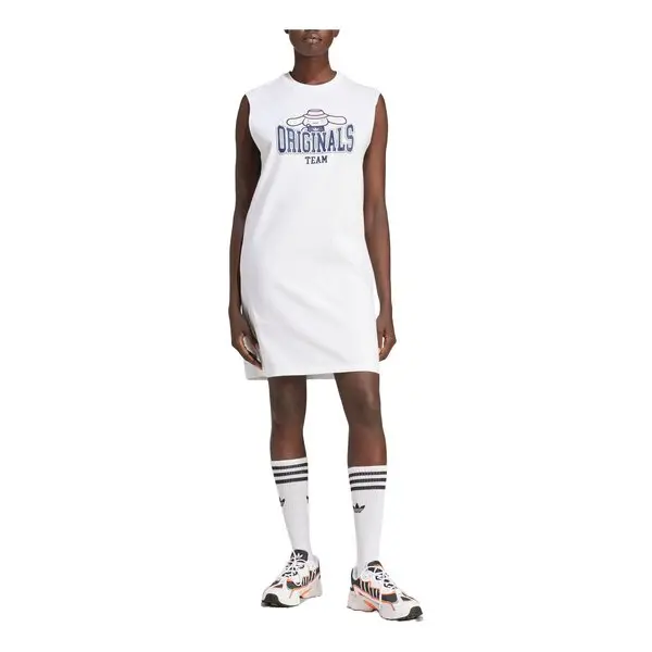 Adidas Originals X Hello Kitty Cinnamoroll Graphic Tank Dress - White