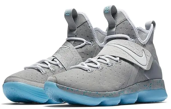Nike Lebron 14 Mag High Top Sneakers - Silverwhite
