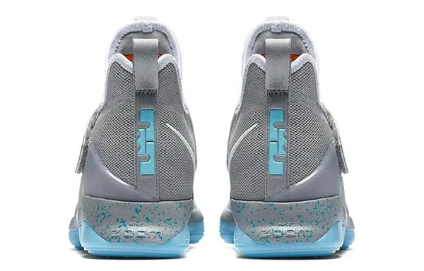 Nike Lebron 14 Mag High Top Sneakers - Silverwhite