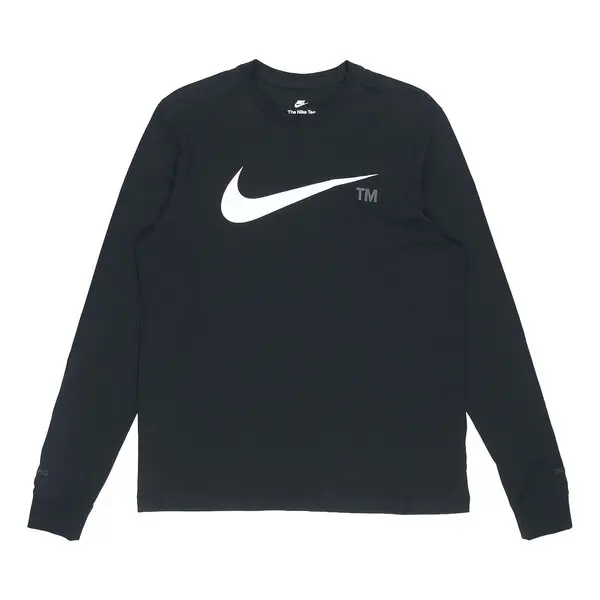 Nike Long Sleeve Sports Pullover With Large Logo - Default Color