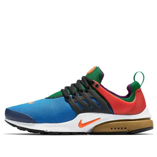 Nike Presto "greedy" Low Top Sneakers - Orangefiery/black/green