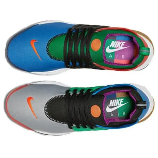 Nike Presto "greedy" Low Top Sneakers - Orangefiery/black/green