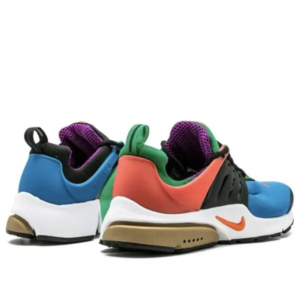 Nike Presto "greedy" Low Top Sneakers - Orangefiery/black/green