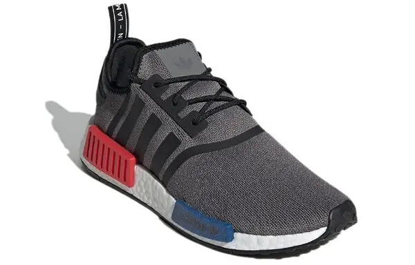 Adidas Nmd_r1 'grey Og' Sneakers - Black/gray/red