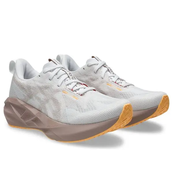 Asics Novablast Wide Athletic Sneakers - White/fawn