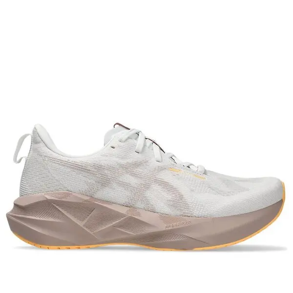 Asics Novablast Wide Athletic Sneakers - White/fawn
