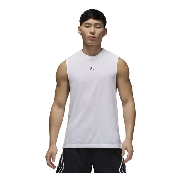 JORDAN Sport Dri-fit Sleeveless Top - White/black