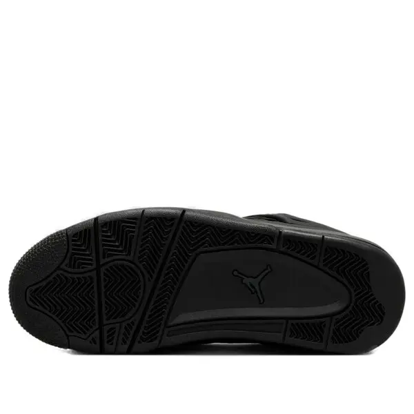JORDAN 4 Retro 'net Black' Sneakers - Black/black/metallic Silver