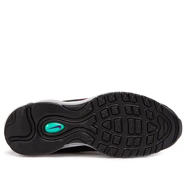 Nike Max 97 'black Grape' Sneakers - Black/bright Grape/clear Emerald