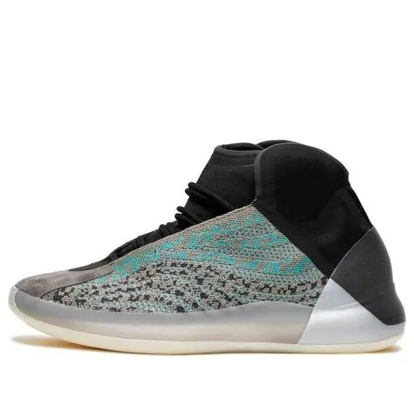 Adidas Yeezy Quantum "teal Blue" High Top Sneakers - Ophani