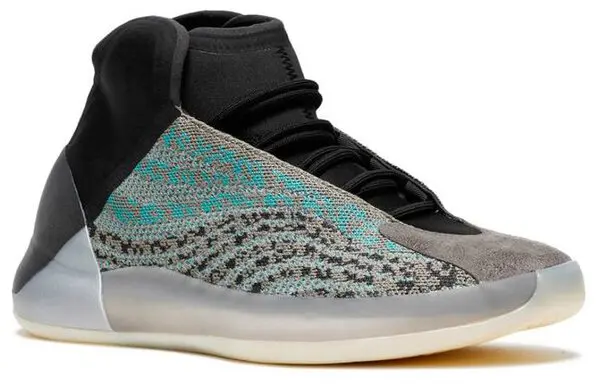 Adidas Yeezy Quantum "teal Blue" High Top Sneakers - Ophani
