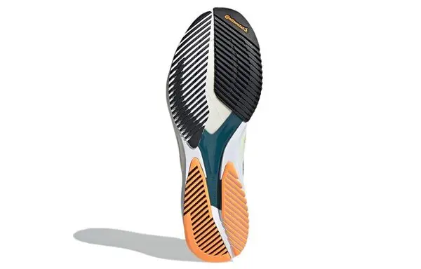 Adidas Adizero Adios 6 Running Sneakers - White/orange/blue