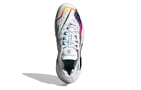 Adidas Barricade Tennis Shoes - White/silver/black