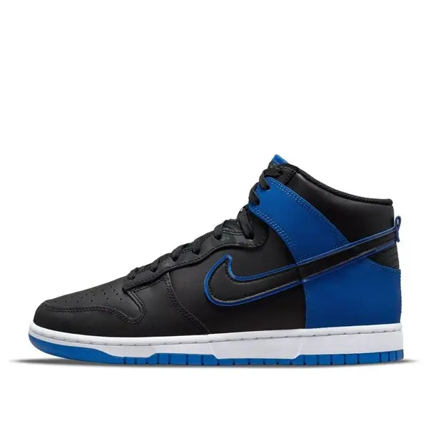 Nike Dunk High Retro Se 'hyper Royal Camo' Sneakers - Black/blue