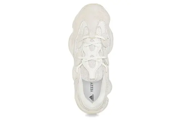 Adidas Yeezy 500 Low Top Sneakers - Bone White