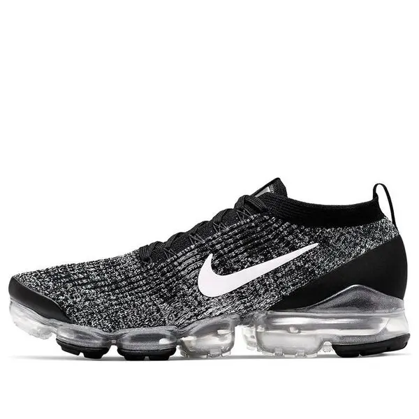 Nike Vapormax Flyknit 3 Sneakers - Black/white/metallic Silver