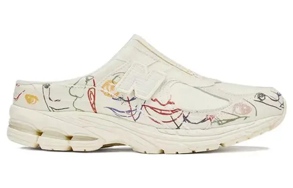 NEW BALANCE X Bryant Giles 2002r Mule "the Artists Shoe - Cream