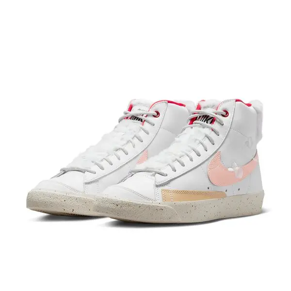 Nike Blazer Mid Premium 'leap High' Sneakers - Whitepink