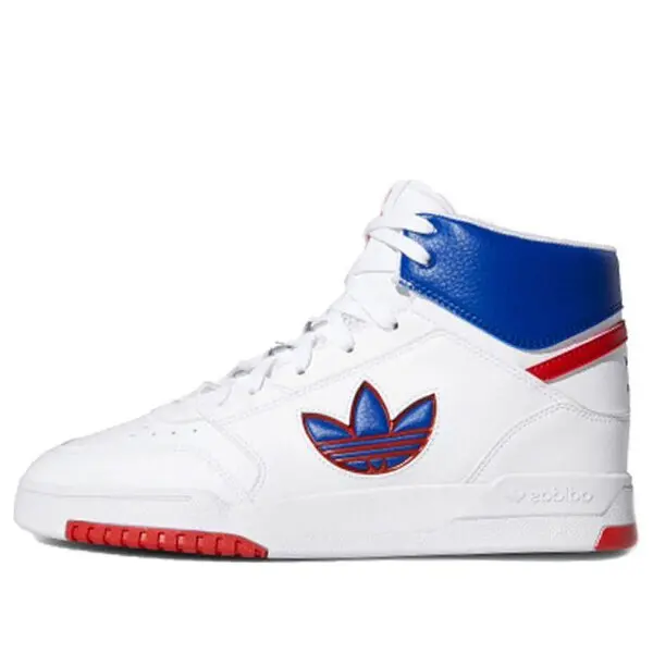 Adidas Originals Drop Step Xl High Top Sneakers - White/blue