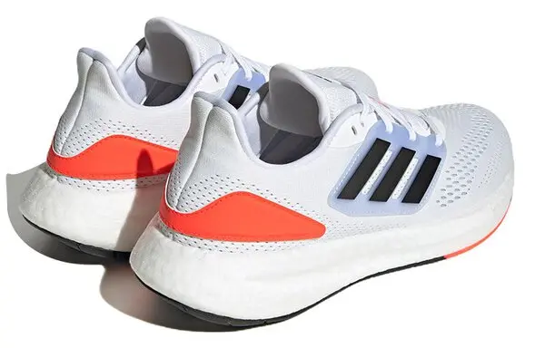 Adidas Pure Boost 22 Athletic Shoes - Cloud White/core Black/blue Dawn