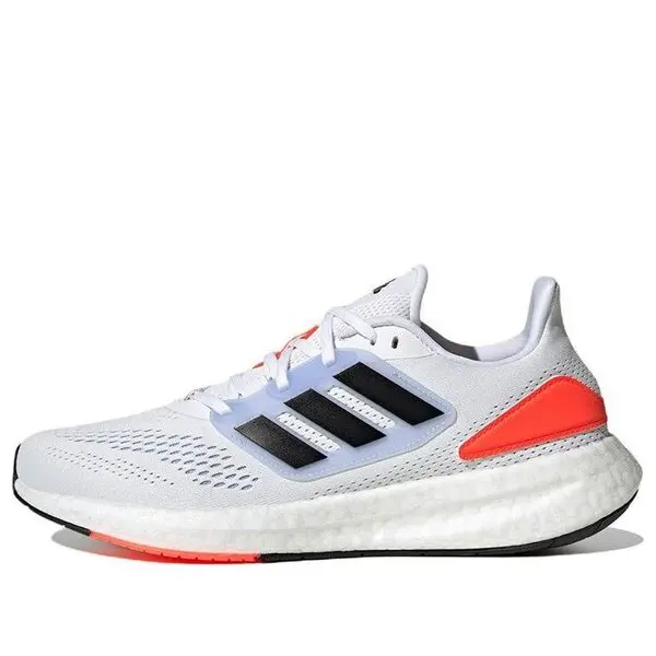 Adidas Pure Boost 22 Athletic Shoes - Cloud White/core Black/blue Dawn