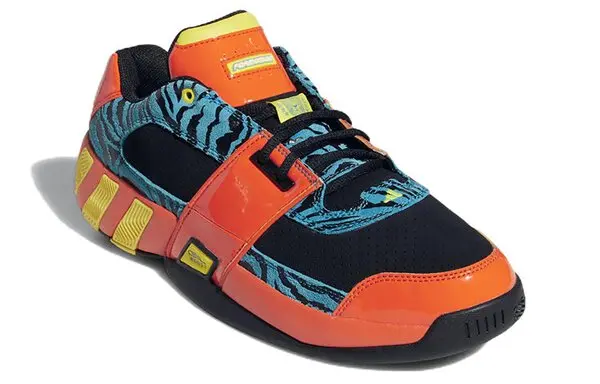 Adidas Gil Zero Restomod 'slam' Sneakers - Orange/black/blue