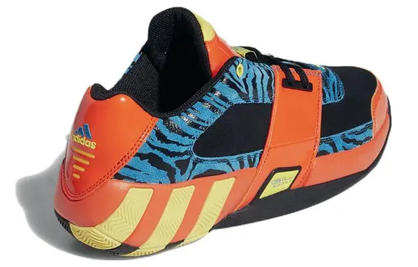 Adidas Gil Zero Restomod 'slam' Sneakers - Orange/black/blue