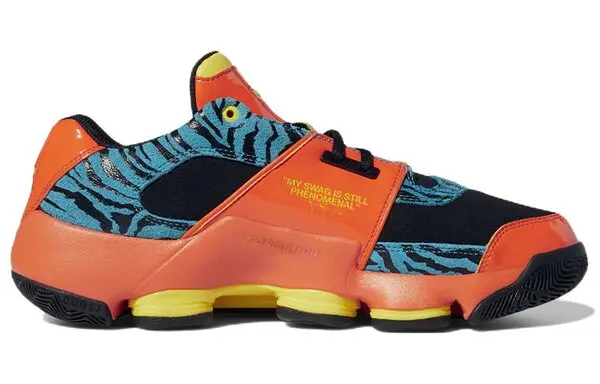 Adidas Gil Zero Restomod 'slam' Sneakers - Orange/black/blue