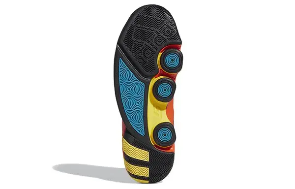 Adidas Gil Zero Restomod 'slam' Sneakers - Orange/black/blue