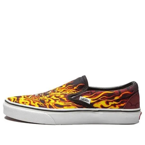 VANS Classic Slip-on "samurai Rising" Sneaker - Yellow/white