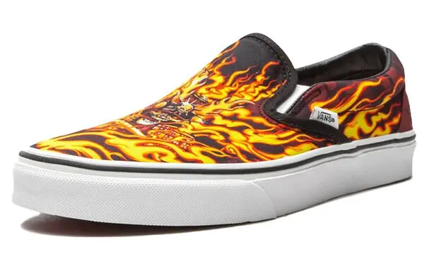 VANS Classic Slip-on "samurai Rising" Sneaker - Yellow/white