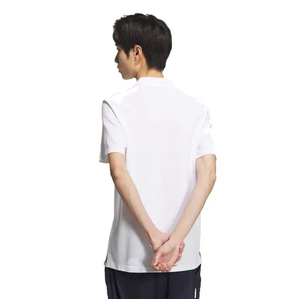 Adidas Pique Solid Polo Shirt Asia Sizing - White
