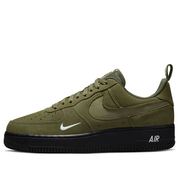 Nike Force 1 Low '07 Lv8 "reflective Swoosh" Sneakers - Khaki