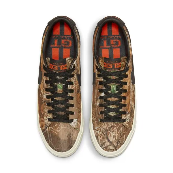 Nike Blazer Low Pro Gt Premium Sb 'brown Realtree - Brown/black
