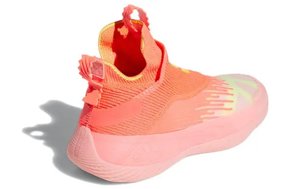 Adidas N3xt L3v3l Futurenatural "signal Pink" Basketball Sneakers - Orangered/yellow