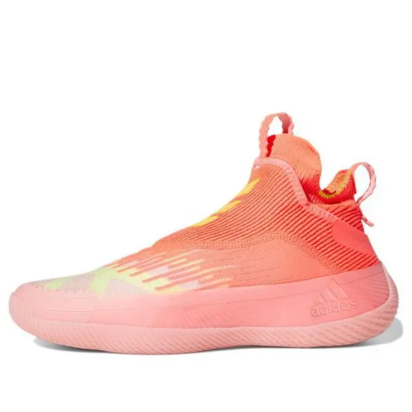 Adidas N3xt L3v3l Futurenatural "signal Pink" Basketball Sneakers - Orangered/yellow
