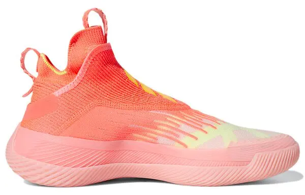 Adidas N3xt L3v3l Futurenatural "signal Pink" Basketball Sneakers - Orangered/yellow