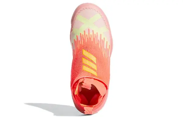 Adidas N3xt L3v3l Futurenatural "signal Pink" Basketball Sneakers - Orangered/yellow