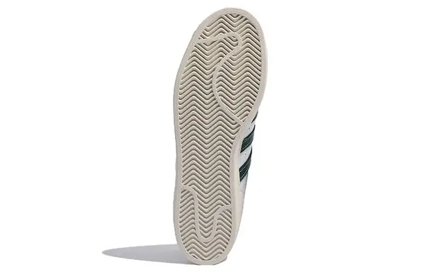 Adidas Superstar Low Top Sneakers - White/green