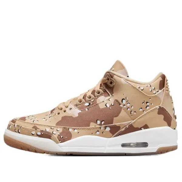 JORDAN Air 3 Tex "desert Camo" High Top Sneakers - Olive Green