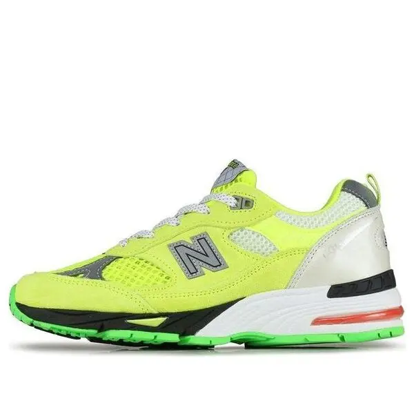 NEW BALANCE Aries X 991 Made In England - Yellow/gray/green