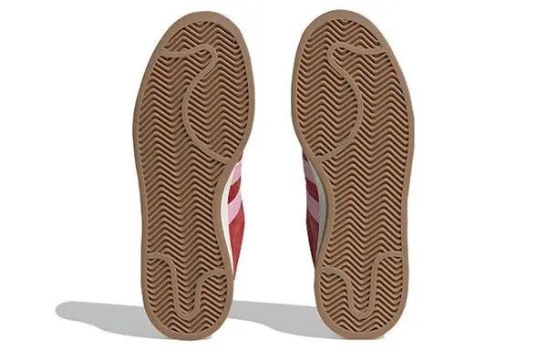 Adidas Campus 00s Lace-up Sneakers - Red/pink/white