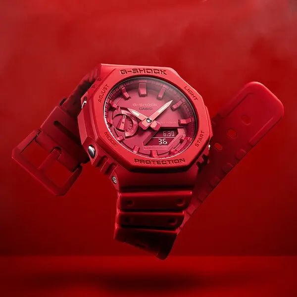 Casio G-shock Analog-digital Watch - Red