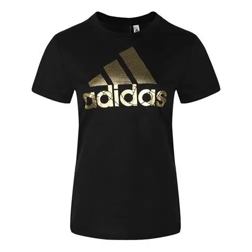 Adidas Alphabet Logo Short Sleeve T-shirt - Black