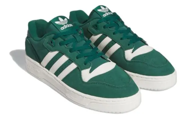 Adidas Rivalry Low "collegiate Green" Sneakers - Green/white