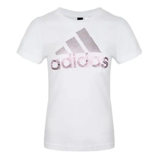 Adidas Bos Foil Logo Short Sleeve T-shirt - White