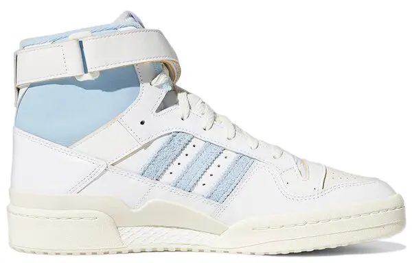 Adidas Forum 84 High High Top Sneakers - Creamwhite/white/blue