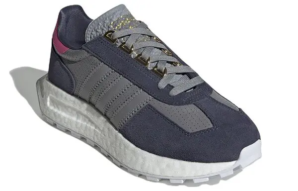 Adidas Retropy E5 Casual Low Top Sneakers - Grey/pink/navy
